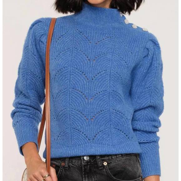 Heartloom | Sweaters | New Heartloom Grace Sweater In Blue | Poshmark